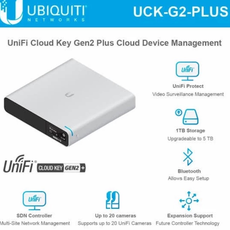 Jual Ubiquiti UniFi Cloud Key Gen2 Plus / UCK-G2-Plus / UC-CK Gen2 ...