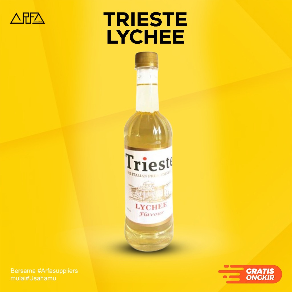 Jual Sirup Premium Trieste Lychee | Shopee Indonesia