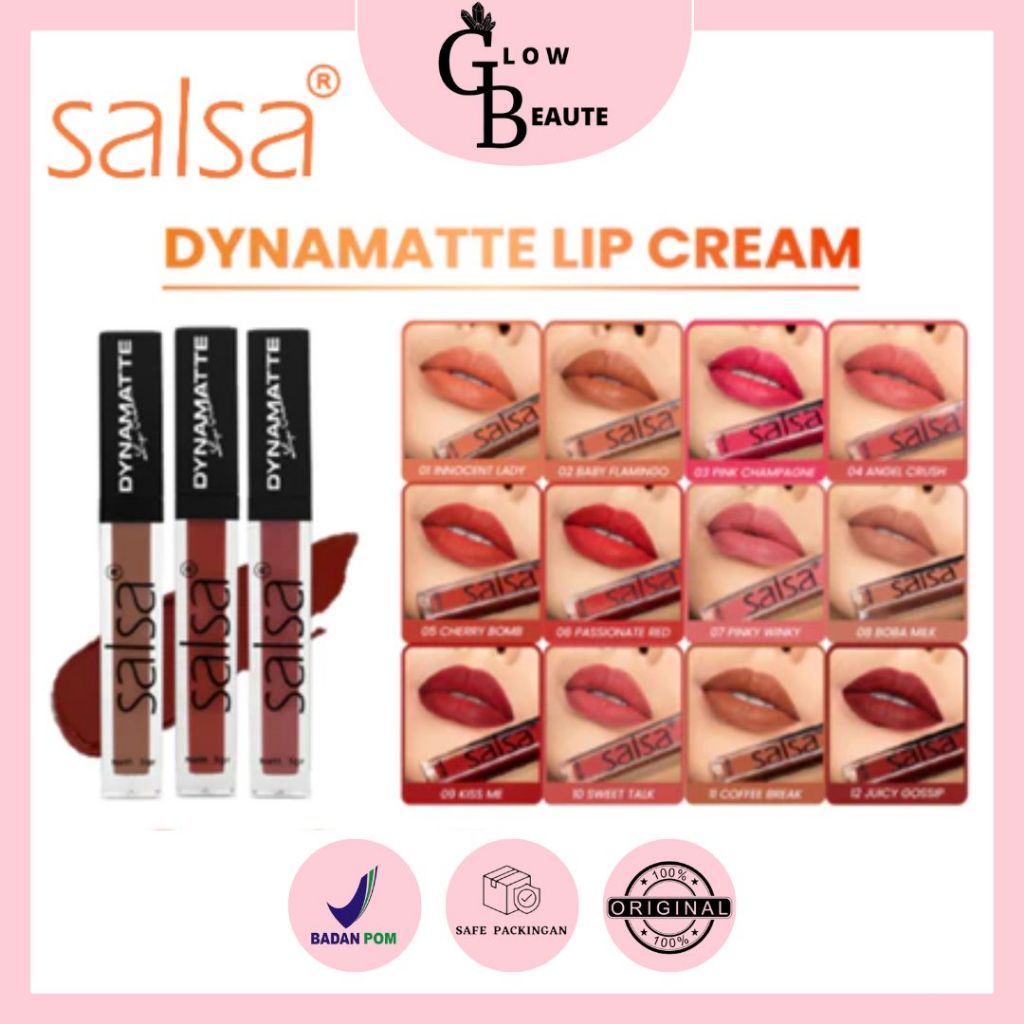 Jual SALSA Dynamatte Lip Cream - Matte Lip Cream | Shopee Indonesia