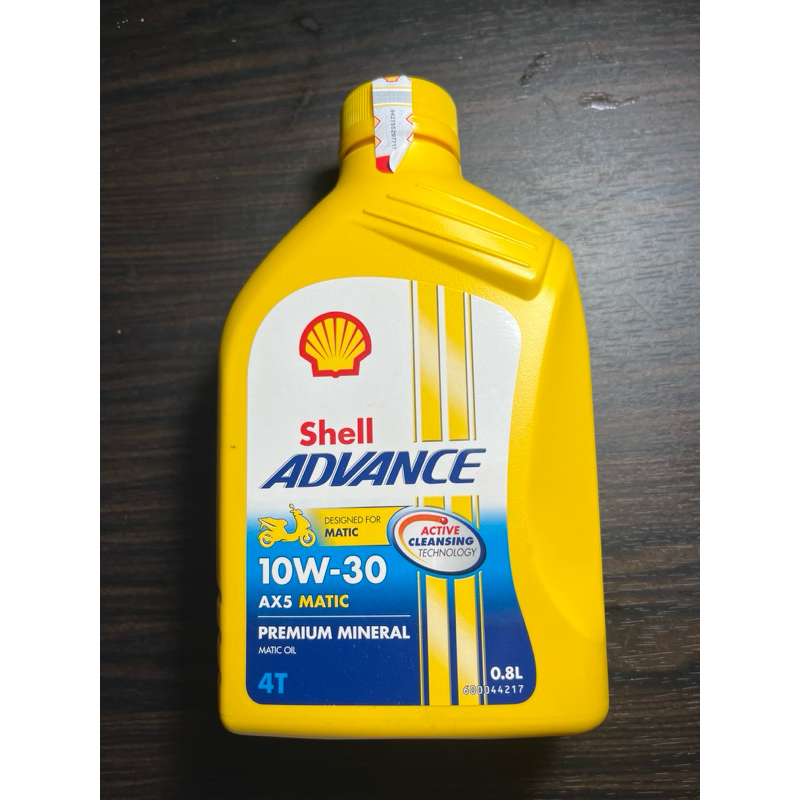 Jual Oli Shell Ax5 Matic/Scooterr 10W30 0,8Liter Premium Mineral ...