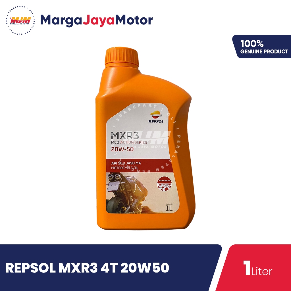 Jual Repsol MXR3 4T 20W-50 1L | Shopee Indonesia