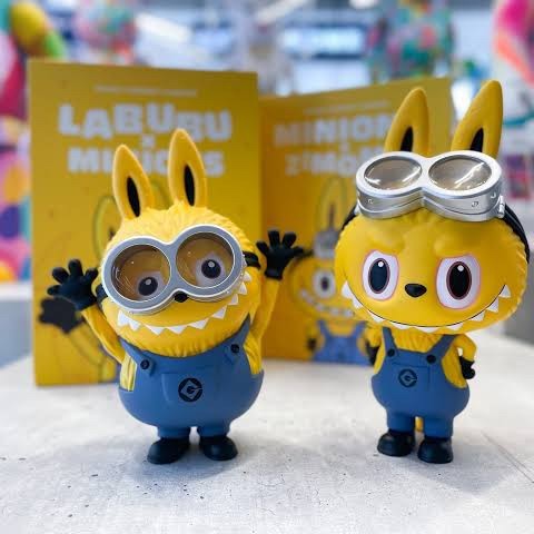 Jual 1 Set Labubu x Zimomo x Minions RARE LIMITED The Monster Pop Mart ...