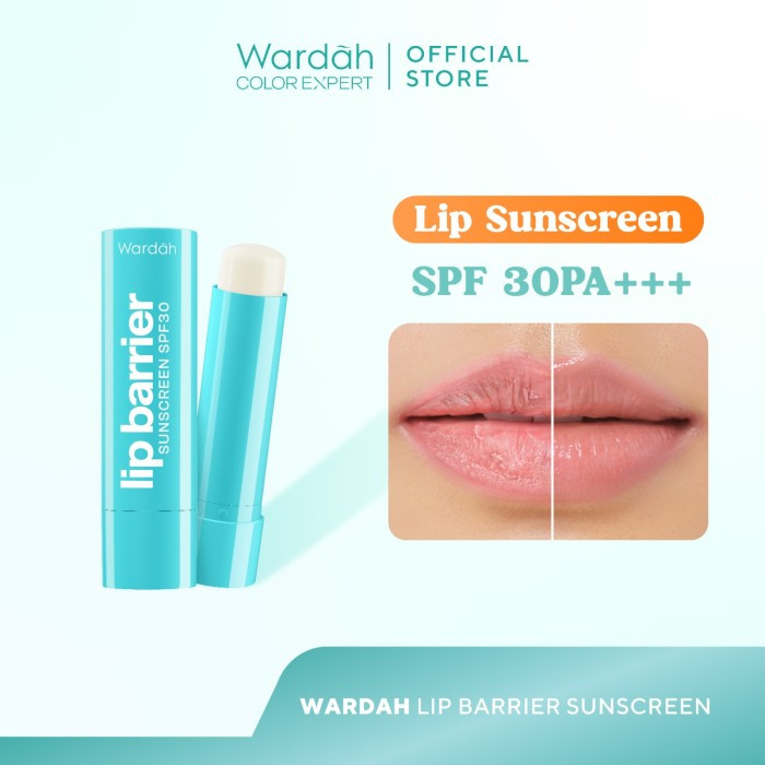 Jual NEW! Wardah Lip Barrier Sunscreen SPF 30 PA+++ - Pelembab Bibir 24 Jam | Shopee Indonesia