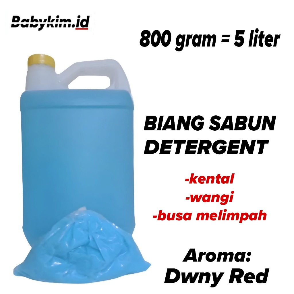 Jual Biang Sabun Deterjen 800 Gram / 5 Liter | Shopee Indonesia