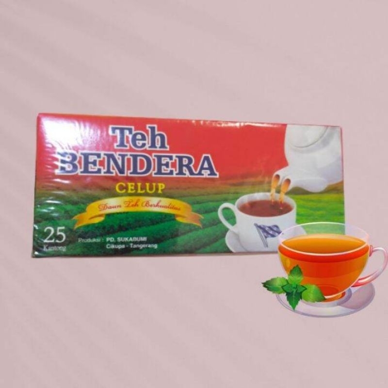 Jual teh BENDERA celup ( isi 25 kantong) | Shopee Indonesia