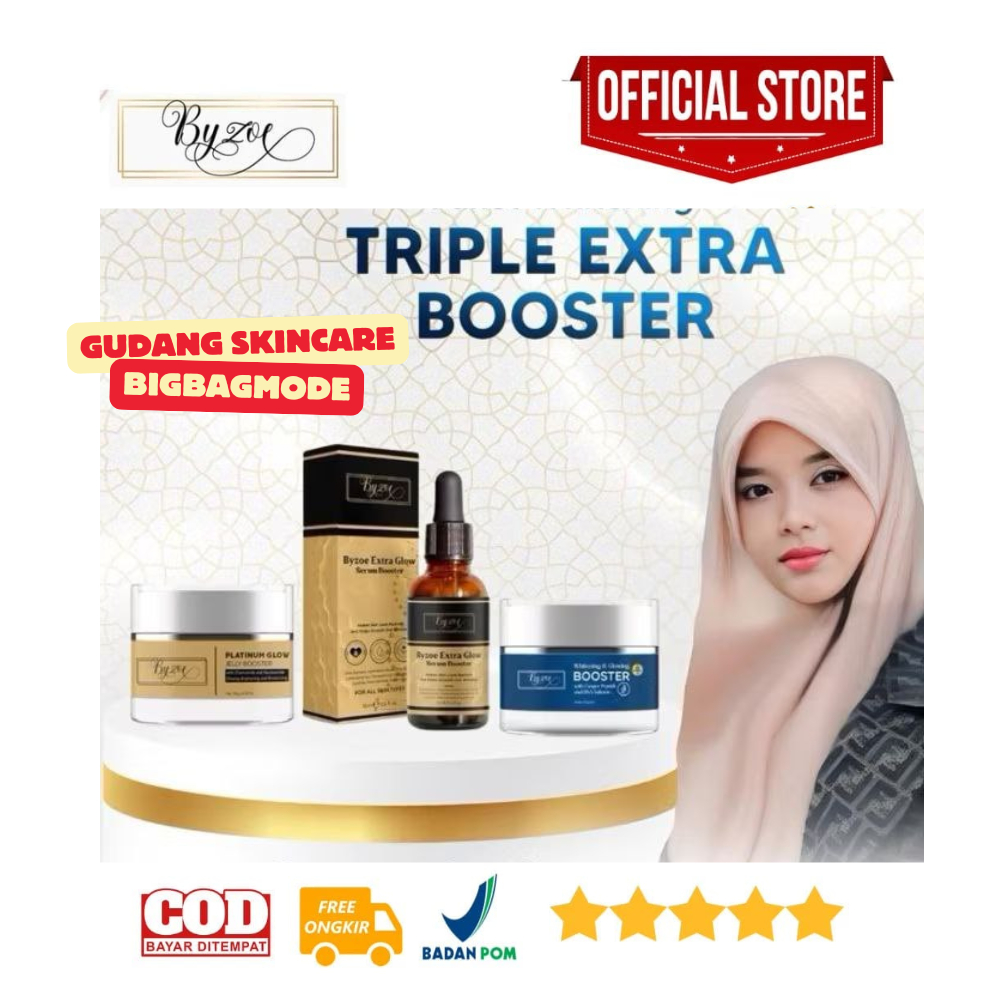 Jual Byzoe Paket Triple Ekstra Booster (Platinum, Biru Booster copper ...