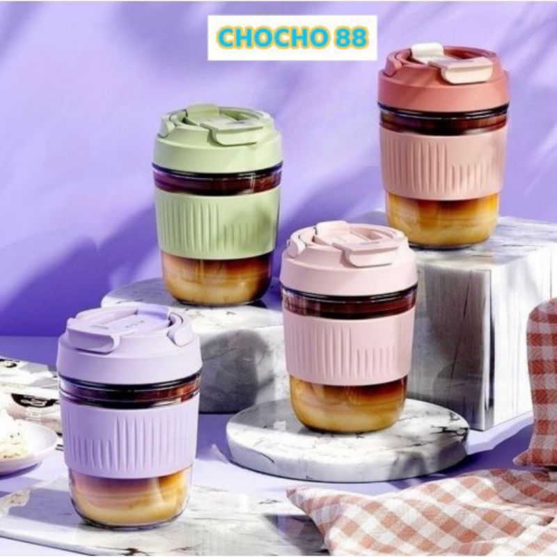 Jual B ( B147 ) GELAS TUMBLER AESTHETIC / GELAS SUSU KACA 300 ML ...