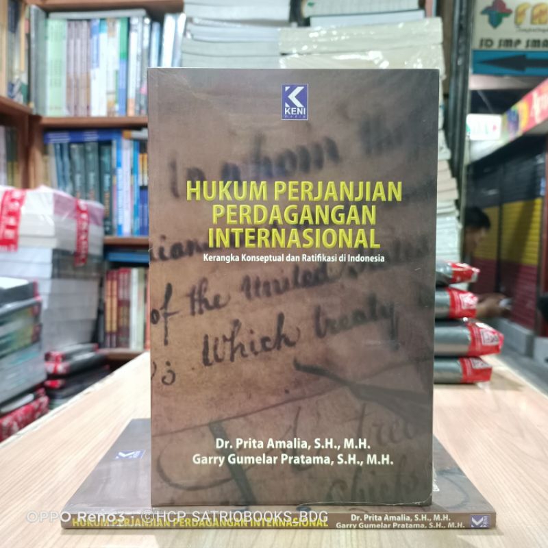 Jual HUKUM PERJANJIAN PERDAGANGAN INTERNASIONAL. Dr. PRITA AMALIA. SH ...