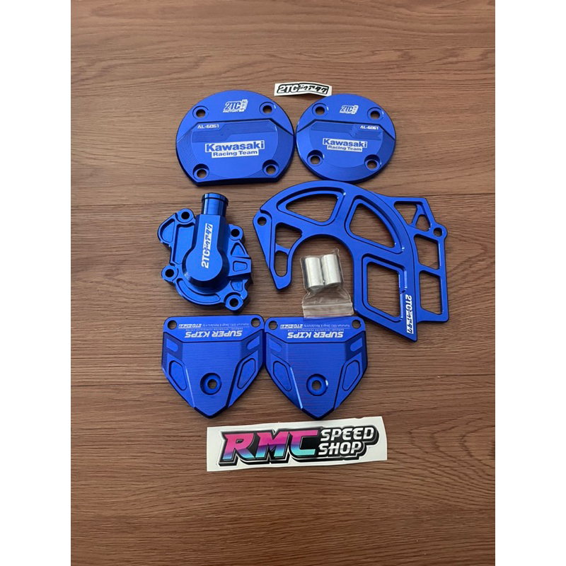 Jual Paket cover mesin tutup kips waterpump cover gear depan ninja r ...