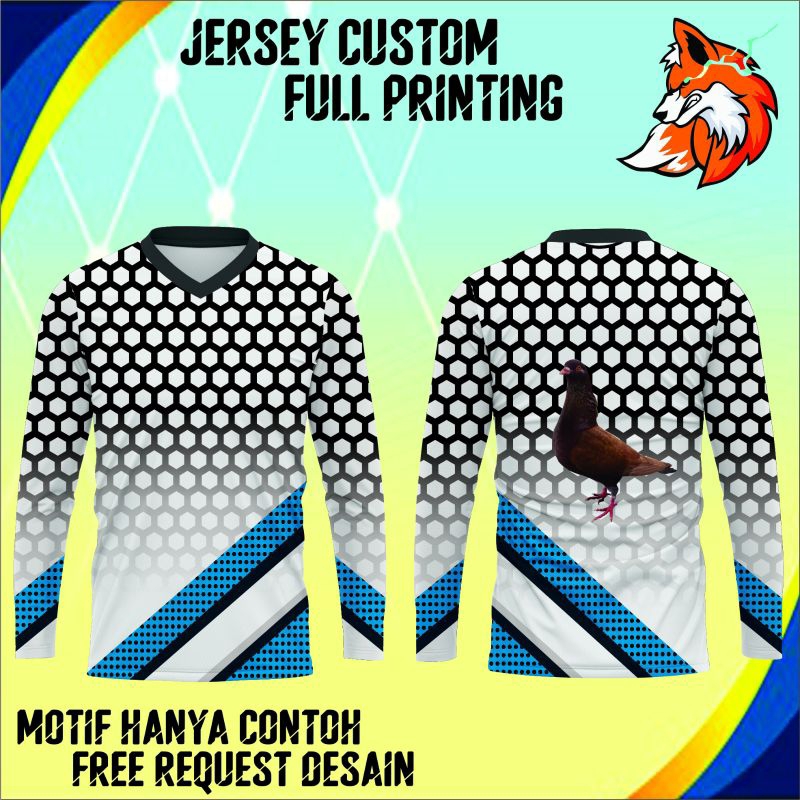 Jual jersey merpati custom full printing | Shopee Indonesia