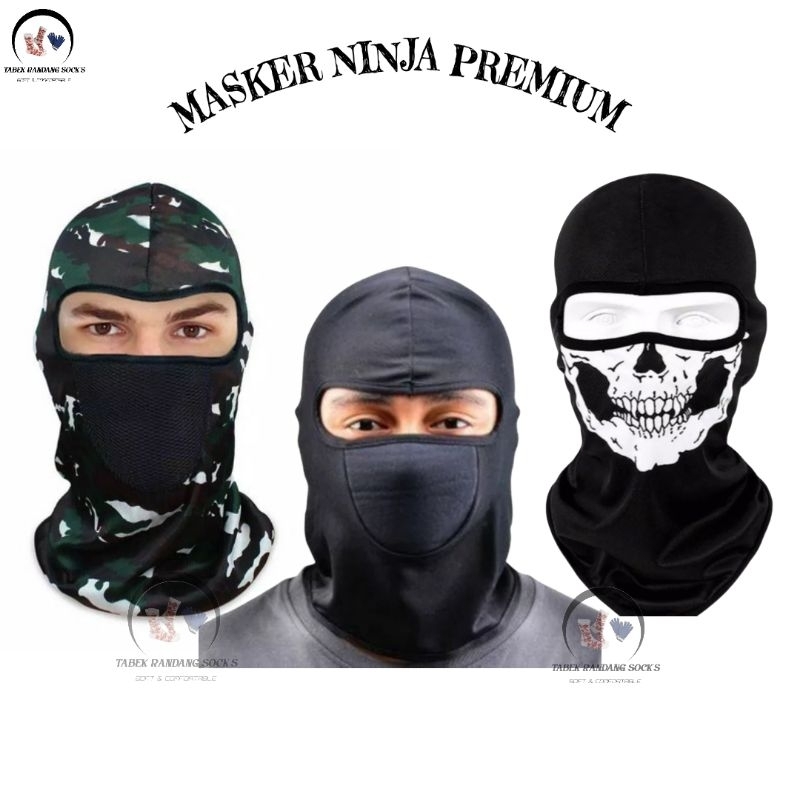 Jual Masker Ninja Full Face Terbaru dengan Perlindungan Polusi Udara ...