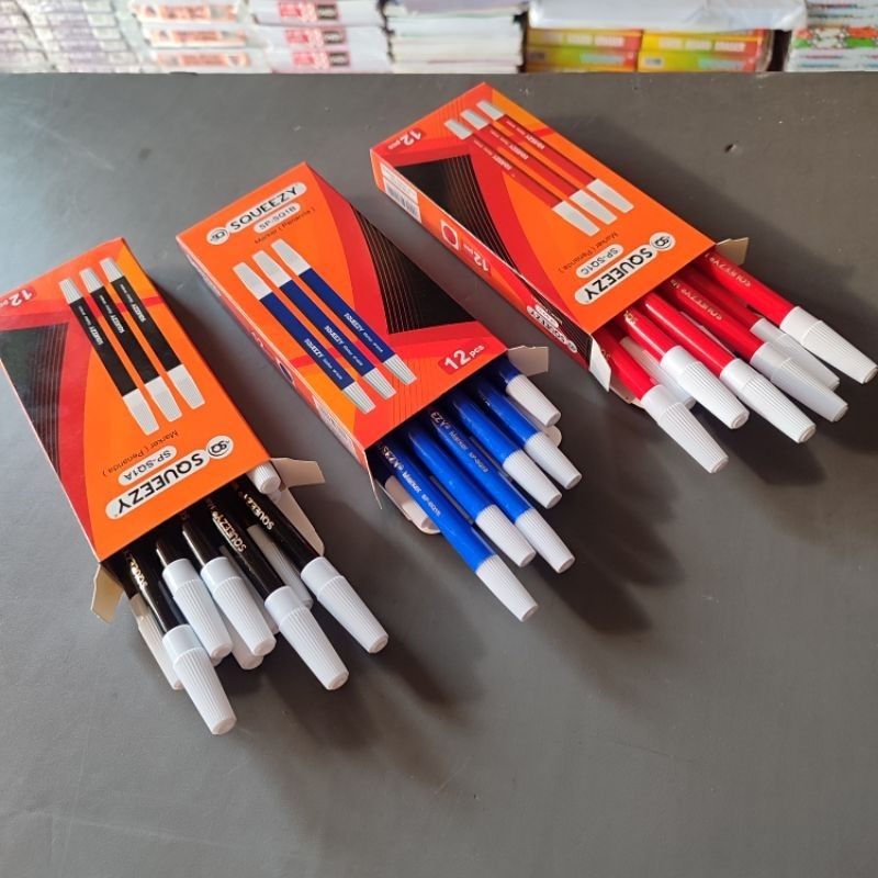 Jual 1 Pak Spidol Marker Kecil isi 12 Pcs ( 3 Pilihan Warna ) | Shopee ...