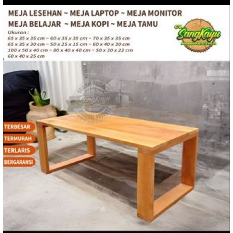 Jual Custom Meja Belajar P 100 L 60 T 40 cm meja multifungsi | Shopee ...