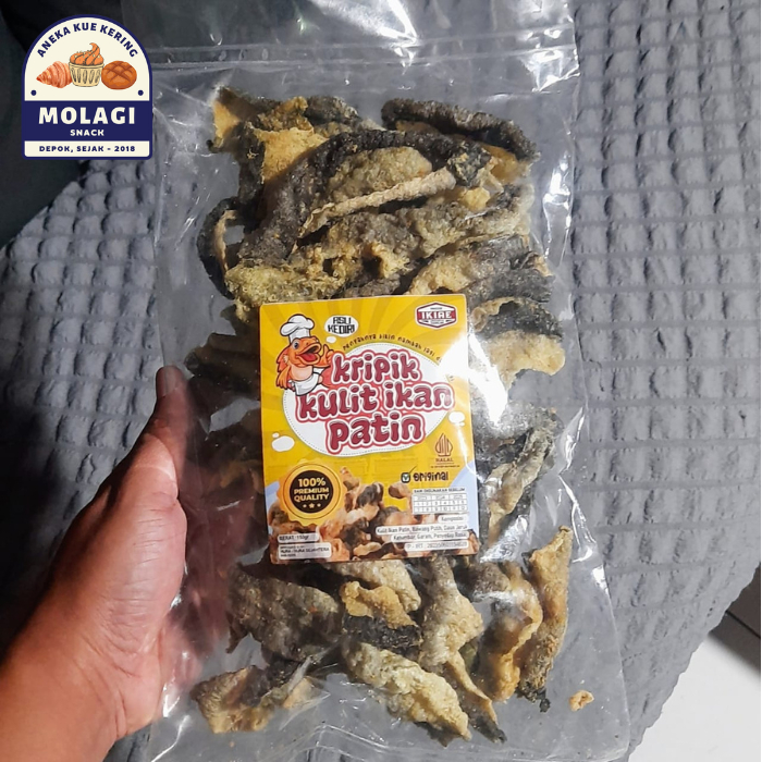 Jual Kerupuk Kulit Patin Matang / Keripik Kulit Ikan Patin - Molagi ...