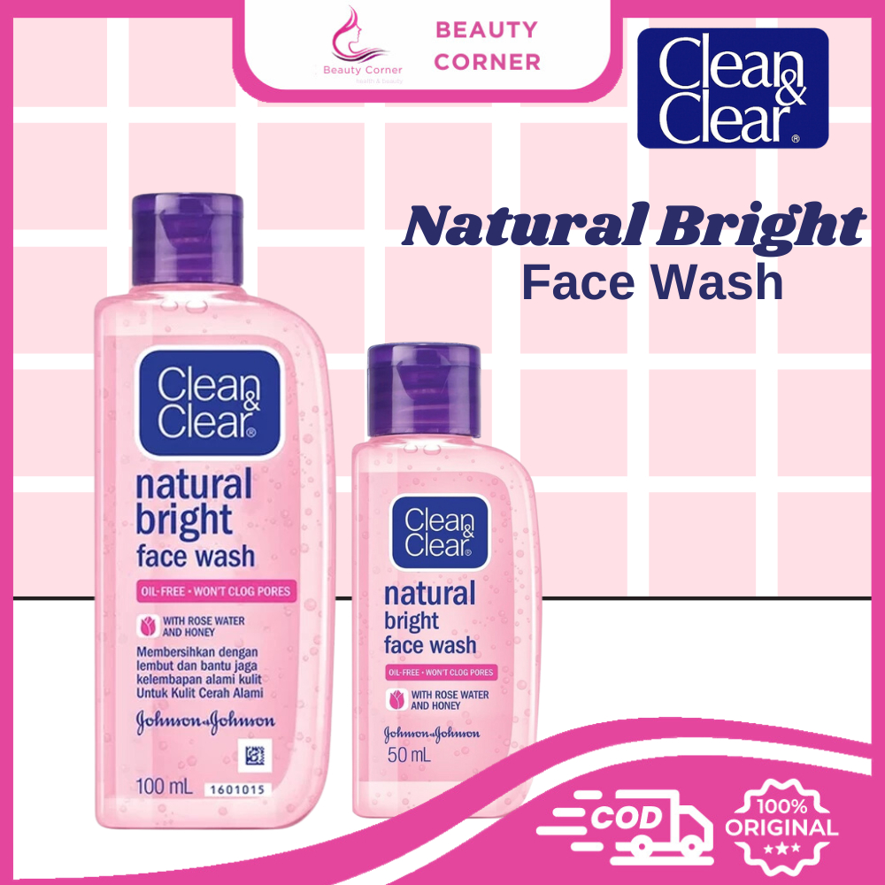 Clean and clear natural bright face wash store