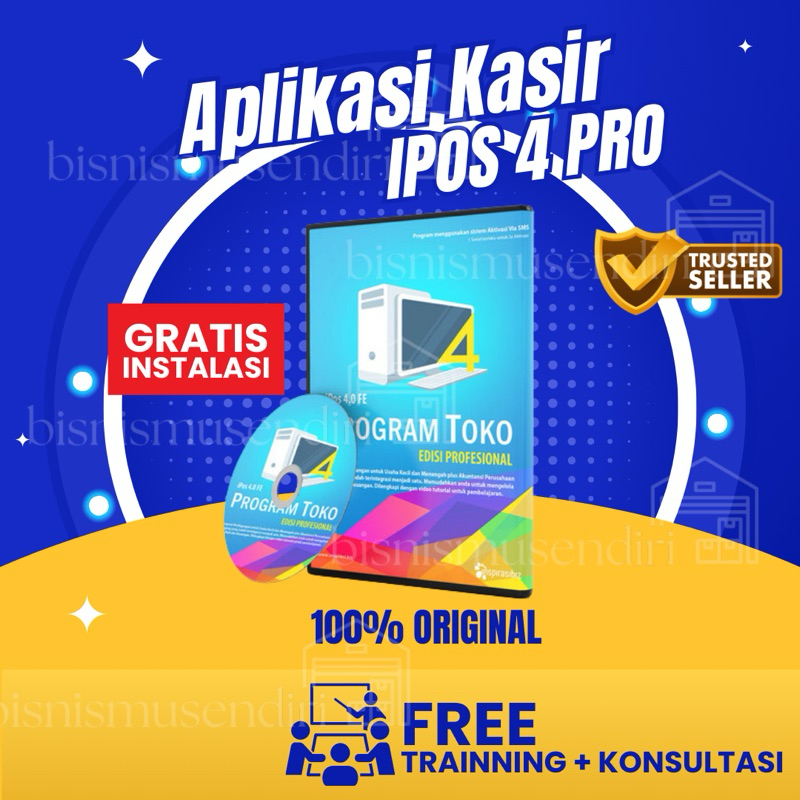 Jual Sofware Aplikasi Kasir Ipos4 Pro + Barcode Barang | Shopee Indonesia