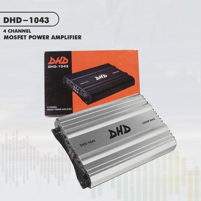 Jual power audio mobil 4 channel DHD power amplifier | Shopee Indonesia