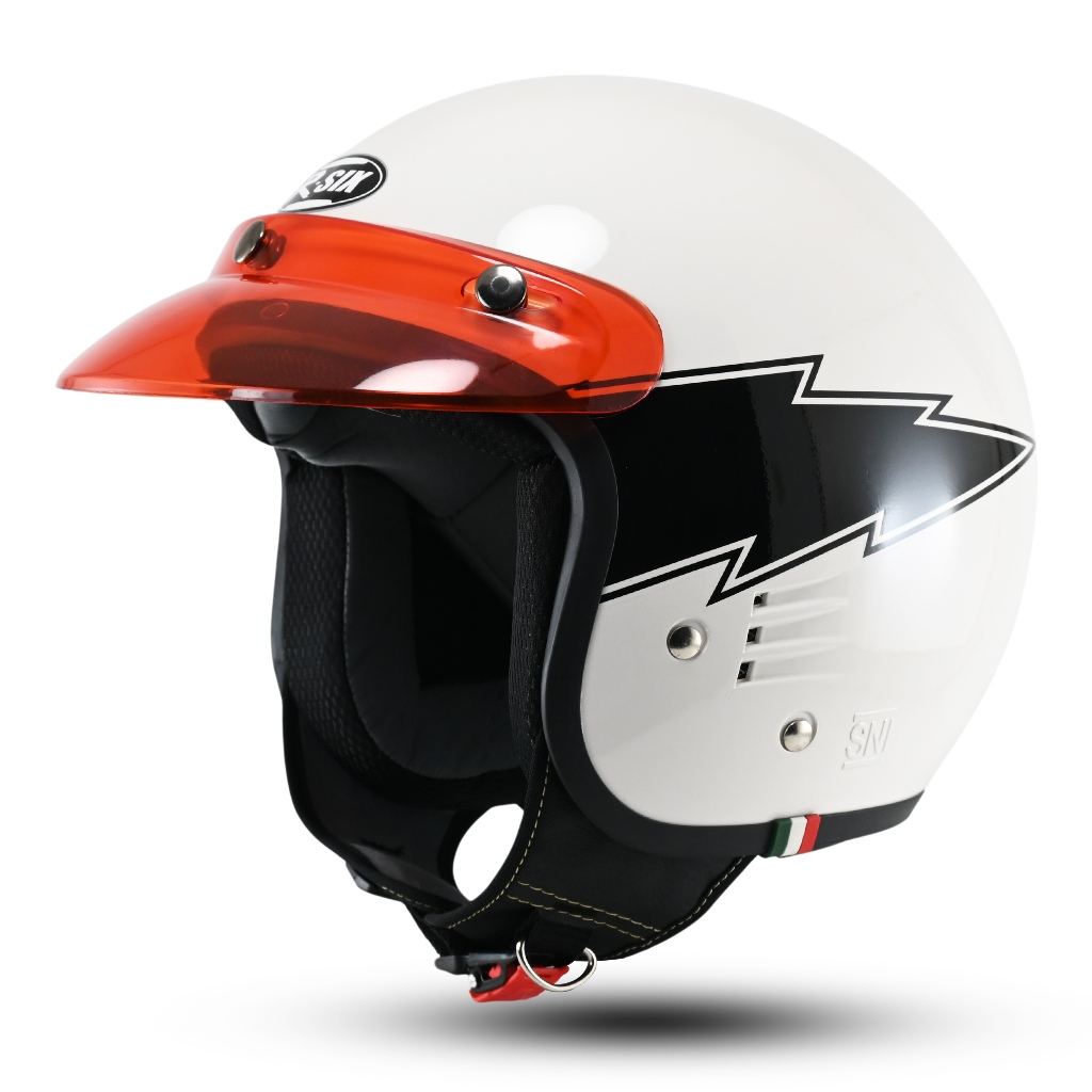 Jual Rsix Helm Retro Motif Terbaru SNI Pria Wanita Premium Keren Hijab ...