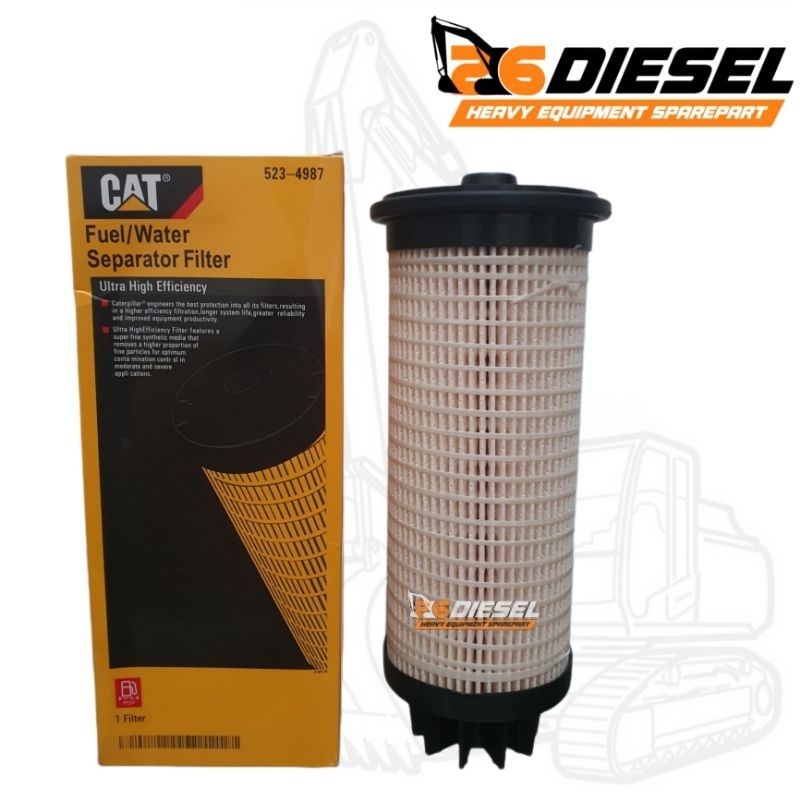 Jual Fuel Filter Solar Water Separator CAT 320D2 320GC 320GX 523-4987 ...
