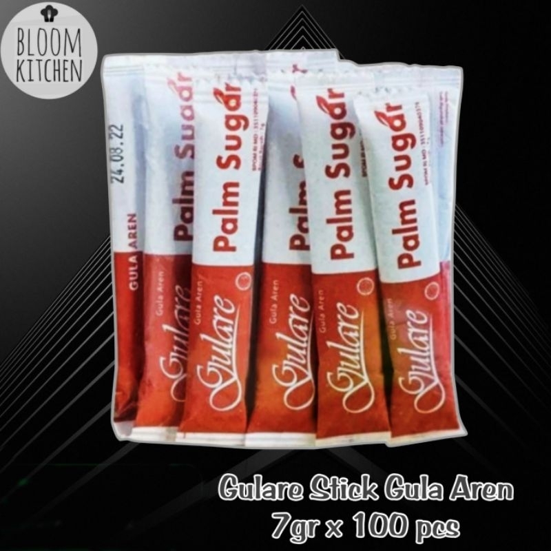 Jual GULARE BROWN SUGAR STICK PREMIUM 7gr / Gula AREN PALM Stik Sachet ...