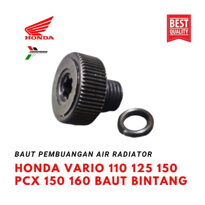 Jual Baut bolt Pembuangan Air Radiator Honda Vario 110 125 150 PCX 150 ...