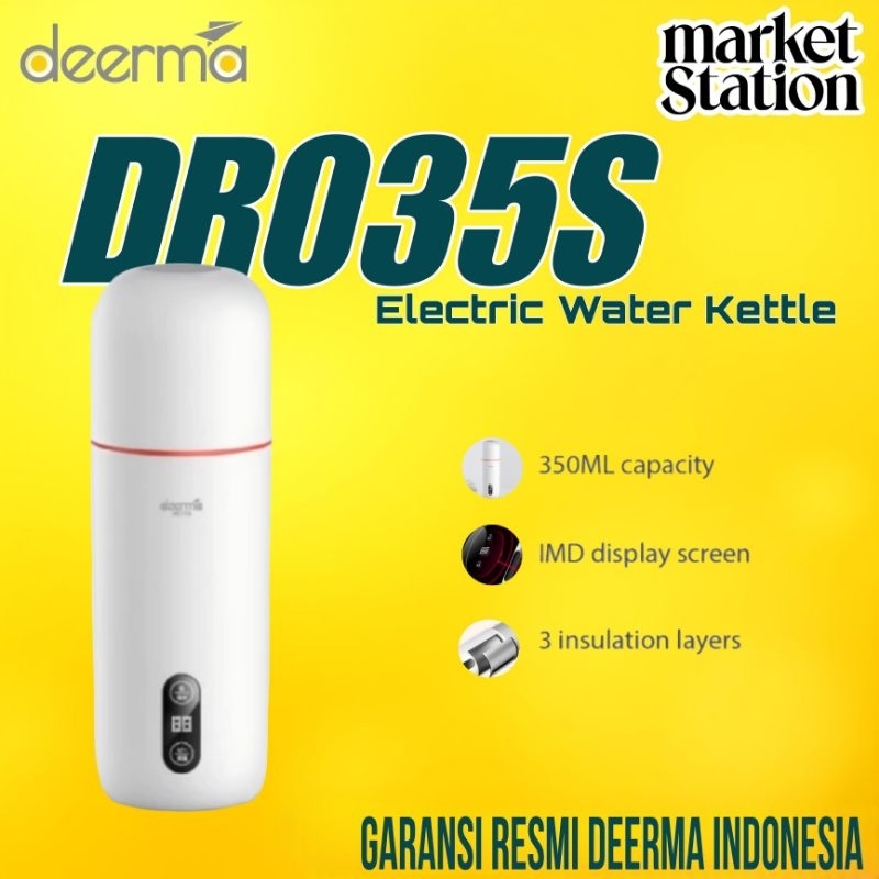 Jual DEERMA DR035 PORTABLE ELECTRIC Kettle Termos Pemanas Air | Shopee Indonesia
