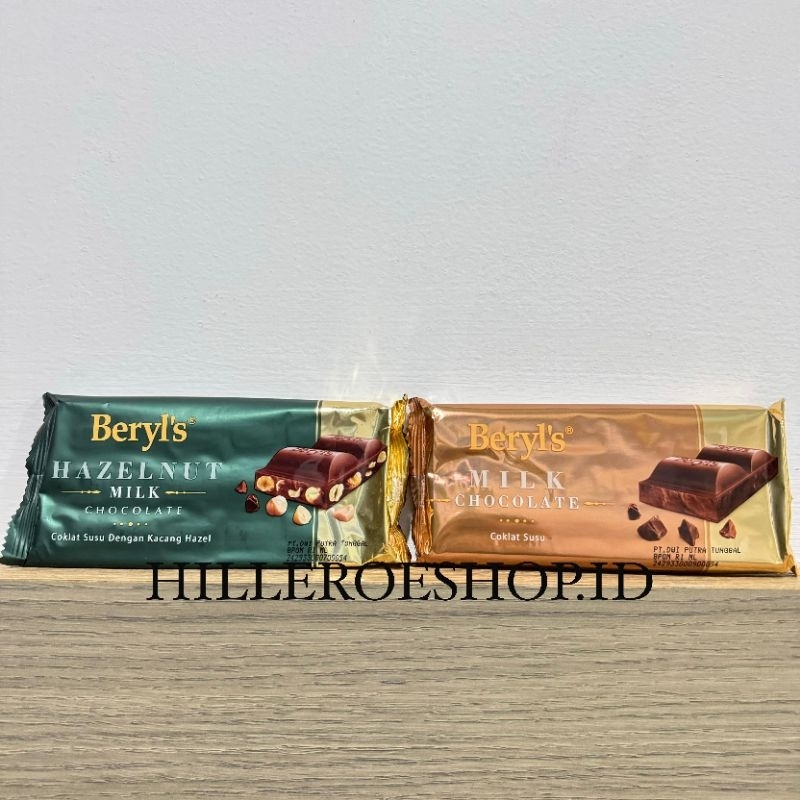 Jual COKLAT BERYL'S BAR 90GRAM COKELAT MALAYSIA BERYLS MILK CHOCOLATE ...