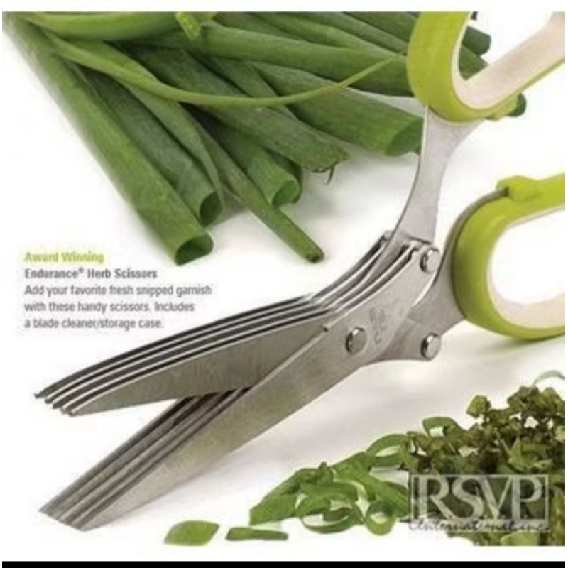 Jual GUNTING MINI 5 LAPIS / KITCHEN SCISSORS 5 LAYER GUNTING SAYUR ...