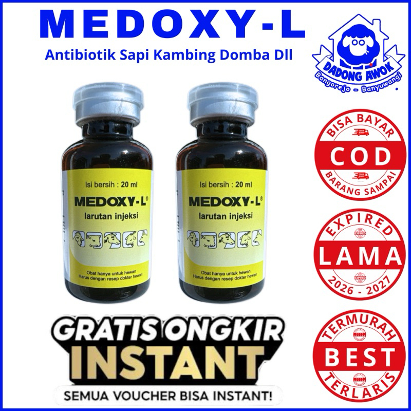 Jual MEDOXY L 20ML - Obat Anti Infeksi Hewan Spektrum Luas Sapi Kambing ...