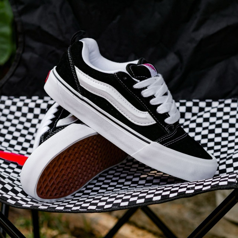 Jual Vans KNU Skool Black White /KNUskool | Shopee Indonesia