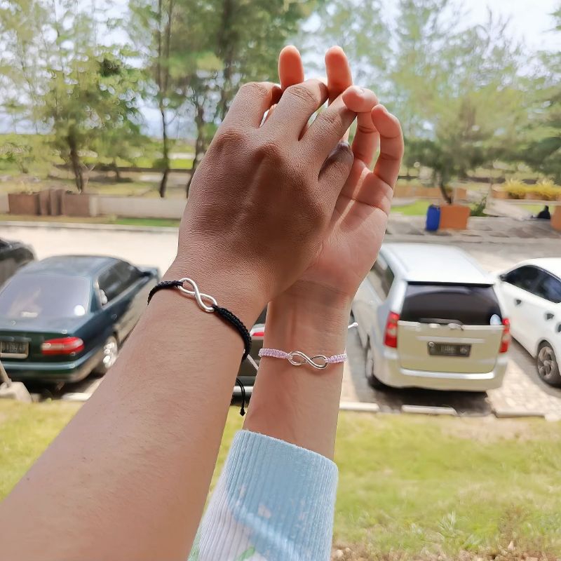 Jual COD Gelang couple infinity | gelang infinity | gelang couple ...
