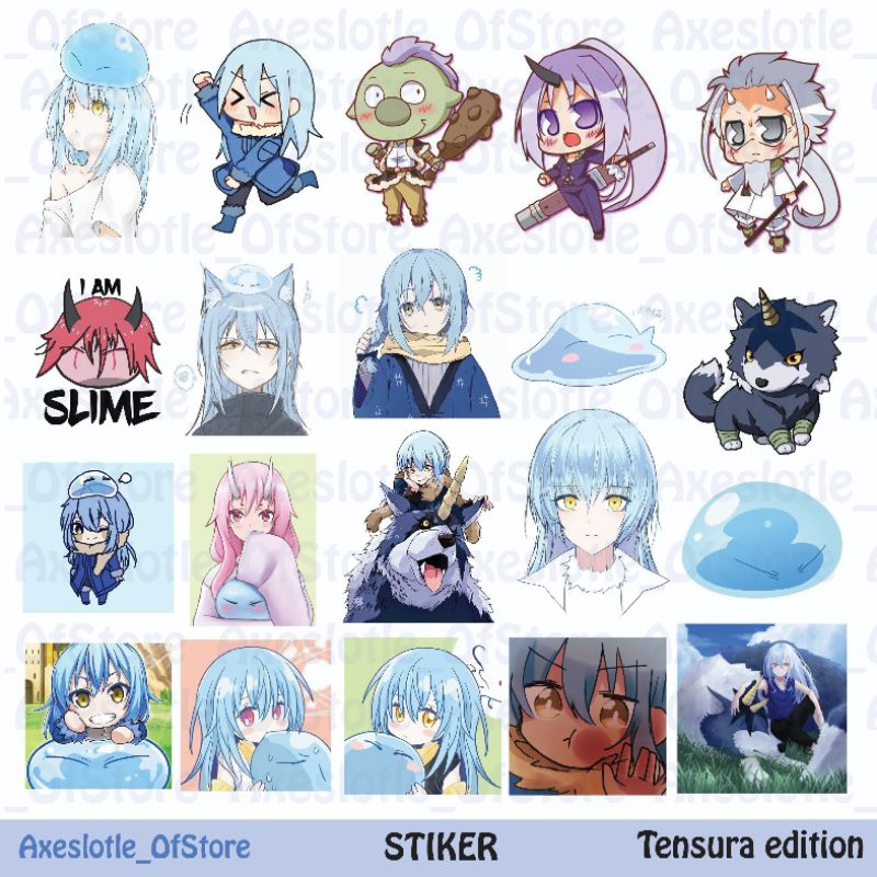 Jual [STIKER EDISI TENSURA RIMURU ] Stiker spesial Tensura Rimuru si ...