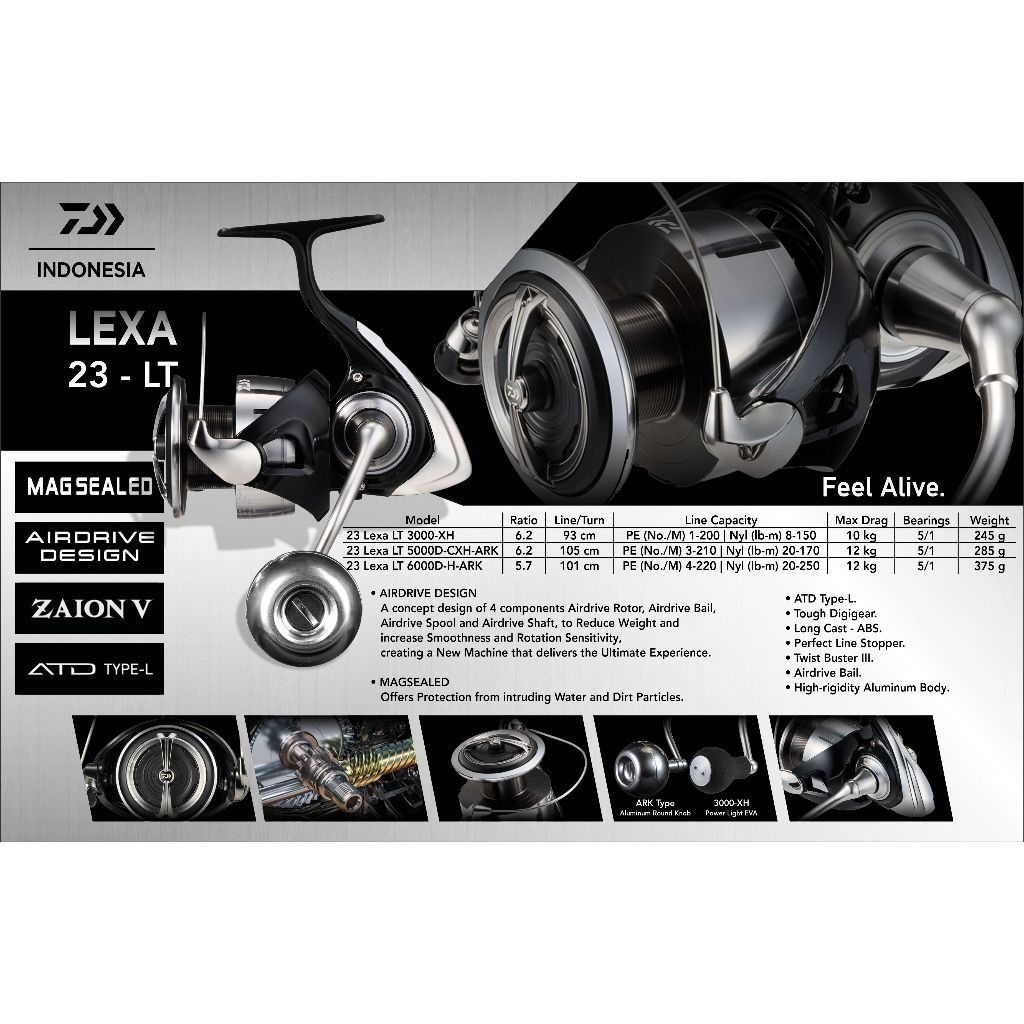 Jual REEL DAIWA LEXA 2023 ARK | Shopee Indonesia