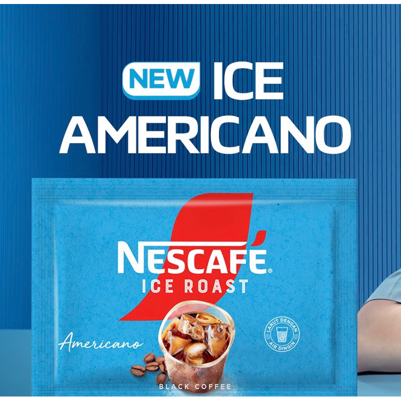 Jual Nescafe Ice Roast Americano Kopi Instan Viral isi 10 sachet @2gram | Shopee Indonesia