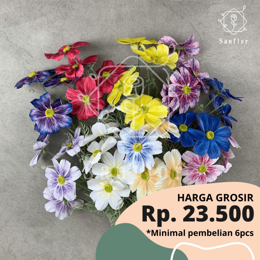 Jual GESANG FLOWER LATEX K4/ BUNGA ARTIFICIAL/ TANAMAN HIAS PLASTIK ...
