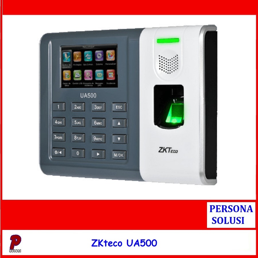 Jual Mesin Absensi Fingerprint ZKTeco UA500 LAN Web Server Sidik Jari RFID - Garansi resmi 1 ...