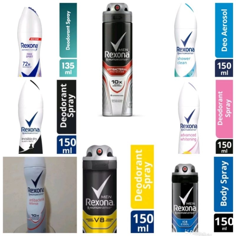 Jual Rexona Deodorant Spray 150ml ( Exp 2025 ) | Shopee Indonesia
