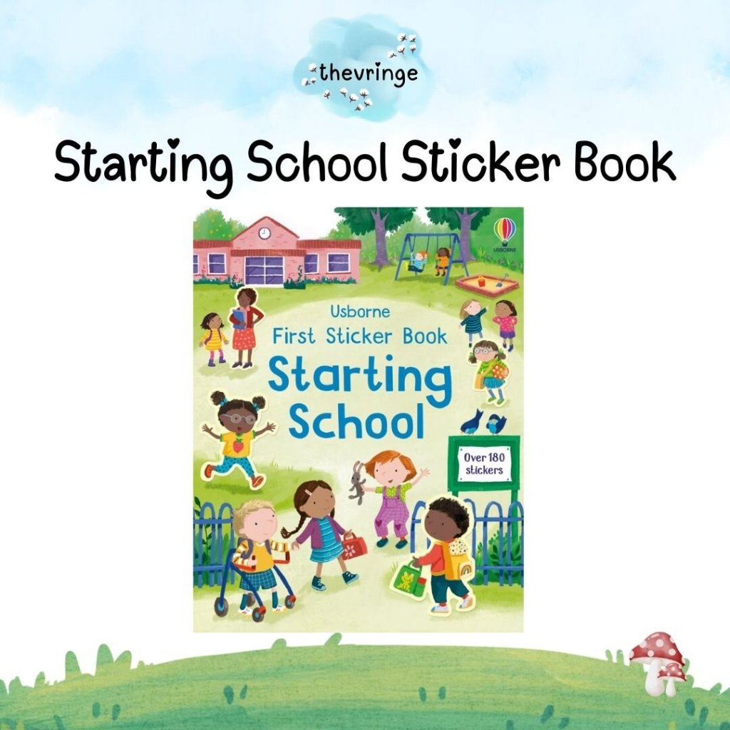 Jual Starting School Usborne First Sticker Book activity sticker book ...