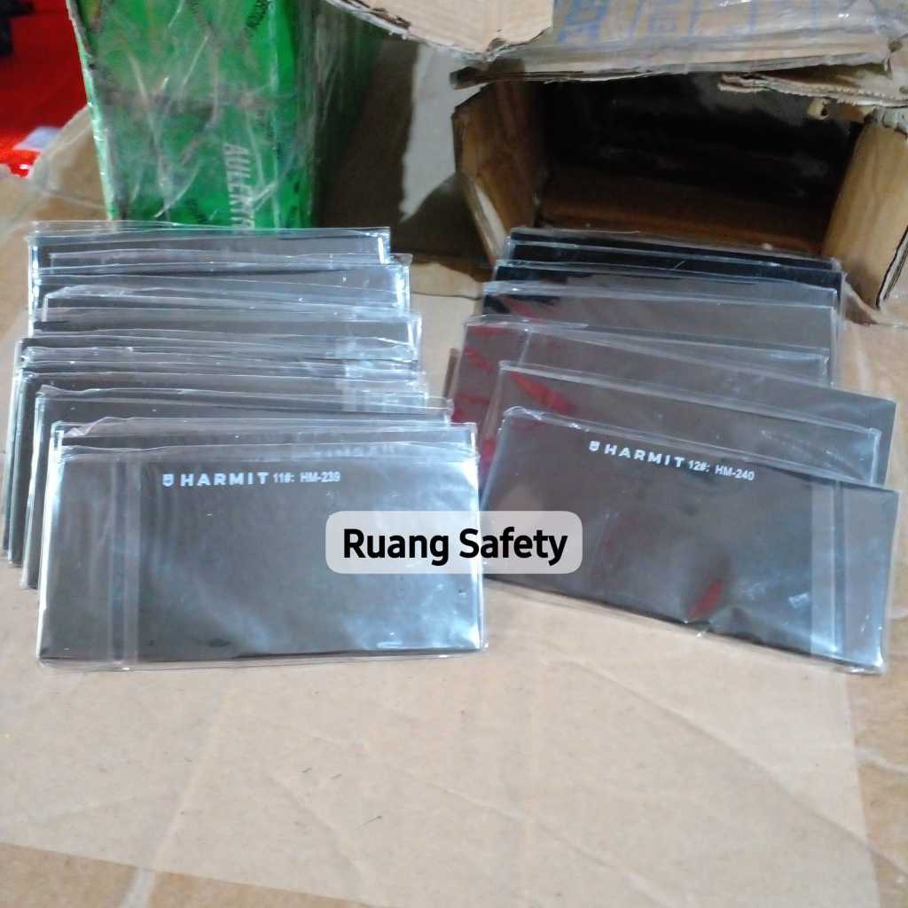 Jual Kaca Las Black & Bening / Kaca Kedok Las Din 10/11/12 Ukuran 10,5 ...