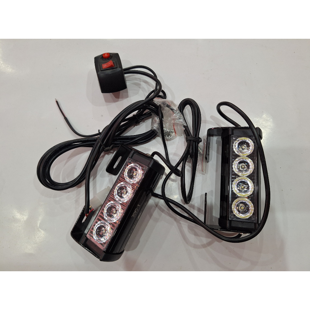 Jual LAMPU SOROT/ STROBO LED 4X2 MOTOR WARNA PUTIH (PROMO) | Shopee ...