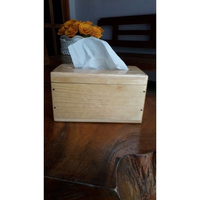 Jual kotak tisu kayu | Shopee Indonesia