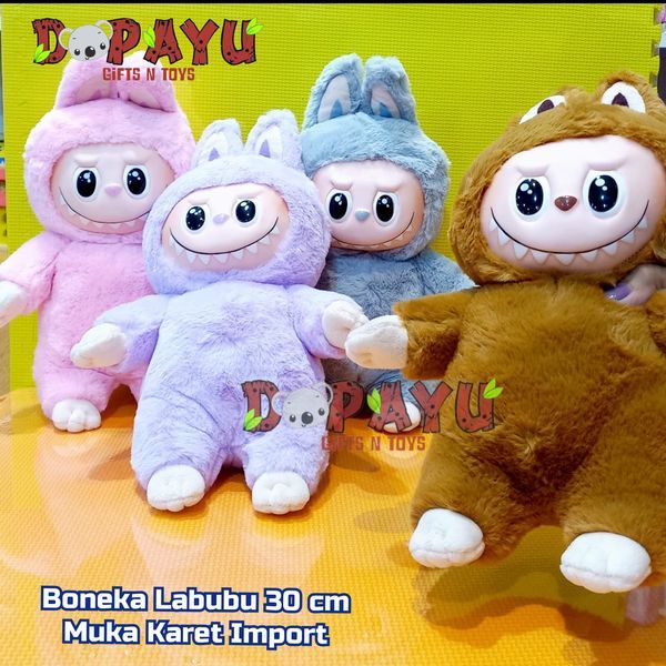 Jual Boneka Labubu Muka Karet 30cm Soft Cute Import Med Monster Lebih ...