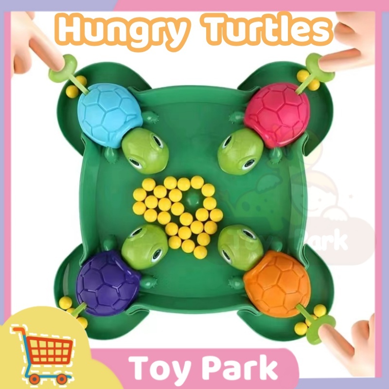 Jual 4-player Hungry Turtle Game Multi-player Pac Man Game Influencer Swallowing Beads Turtle ...