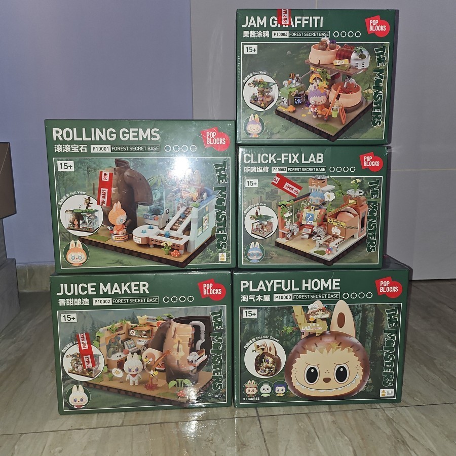 Jual pop mart pop blocks the monsters labubu | Shopee Indonesia