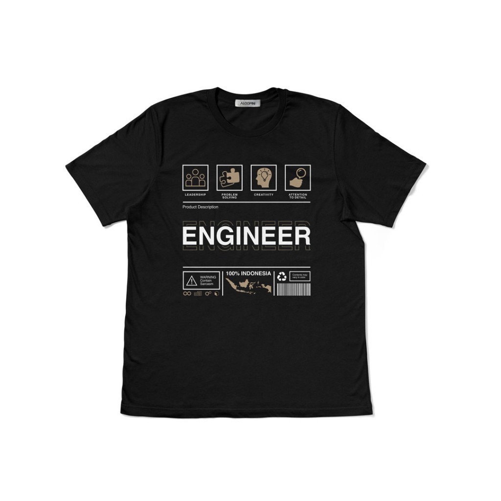 Jual Aloomni Kaos Engineer Character | Shopee Indonesia