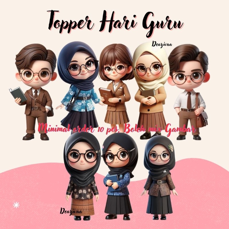Jual (Terbaru) Topper Buket Hari Guru / Topper Hari Guru | Shopee Indonesia