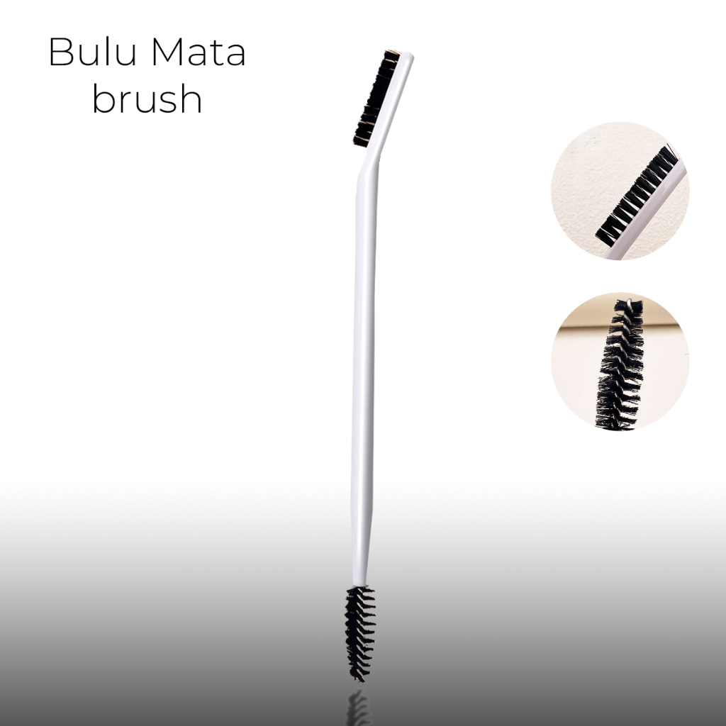 Jual Brush 2 In 1 Eyebrow Sikat Alsih Kuas Make Up Kecantika Kuas Alis ...