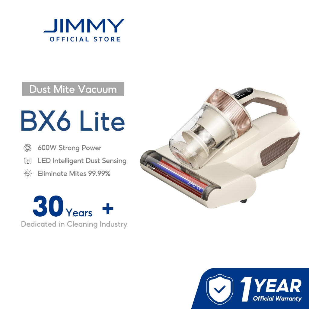 Jual JIMMY BX6 Lite Ultrasonic Anti Dust Mite UV Vacuum Cleaner Bed ...