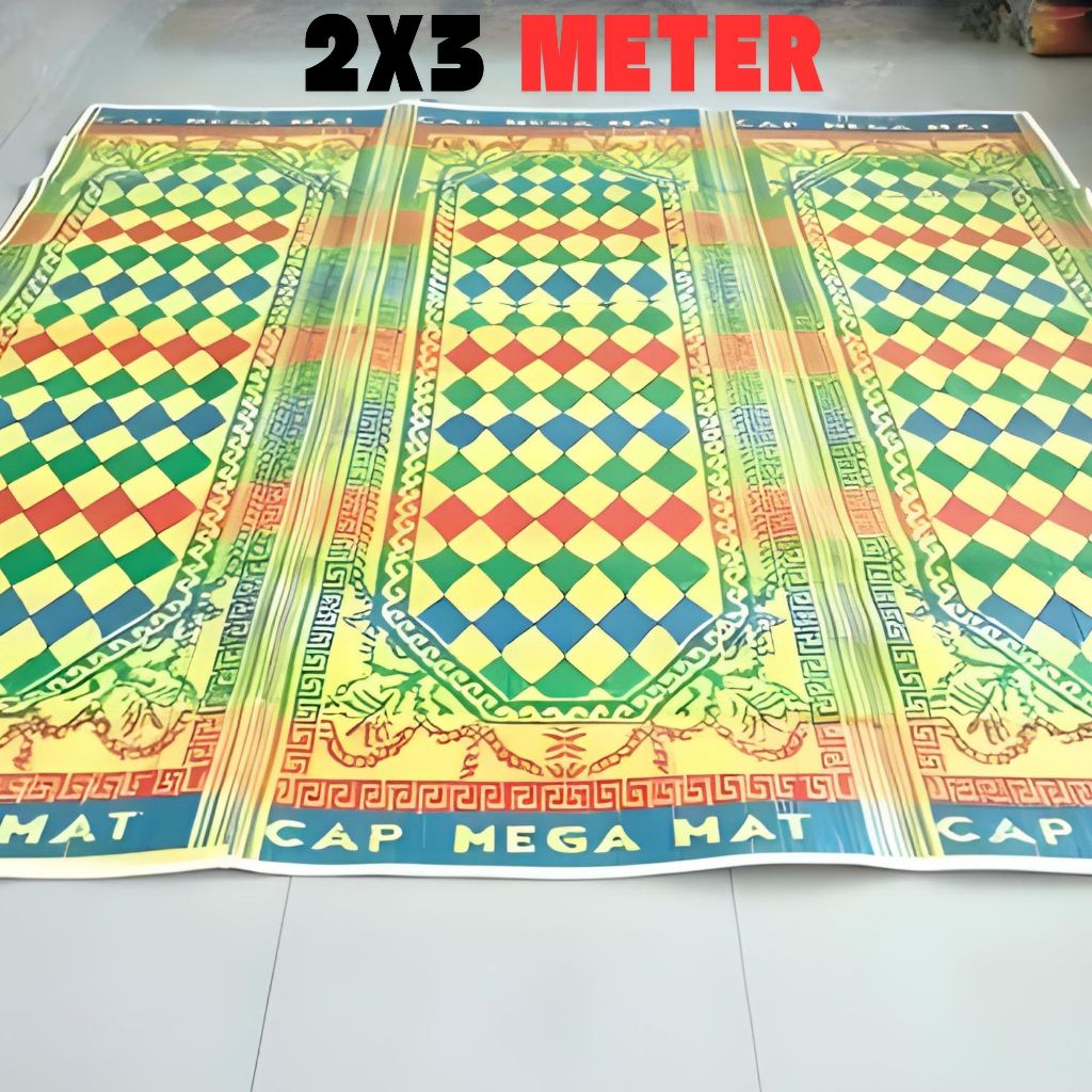Jual Tiker Megamet Tikar plastik lantai 3kali3 meter | Shopee Indonesia