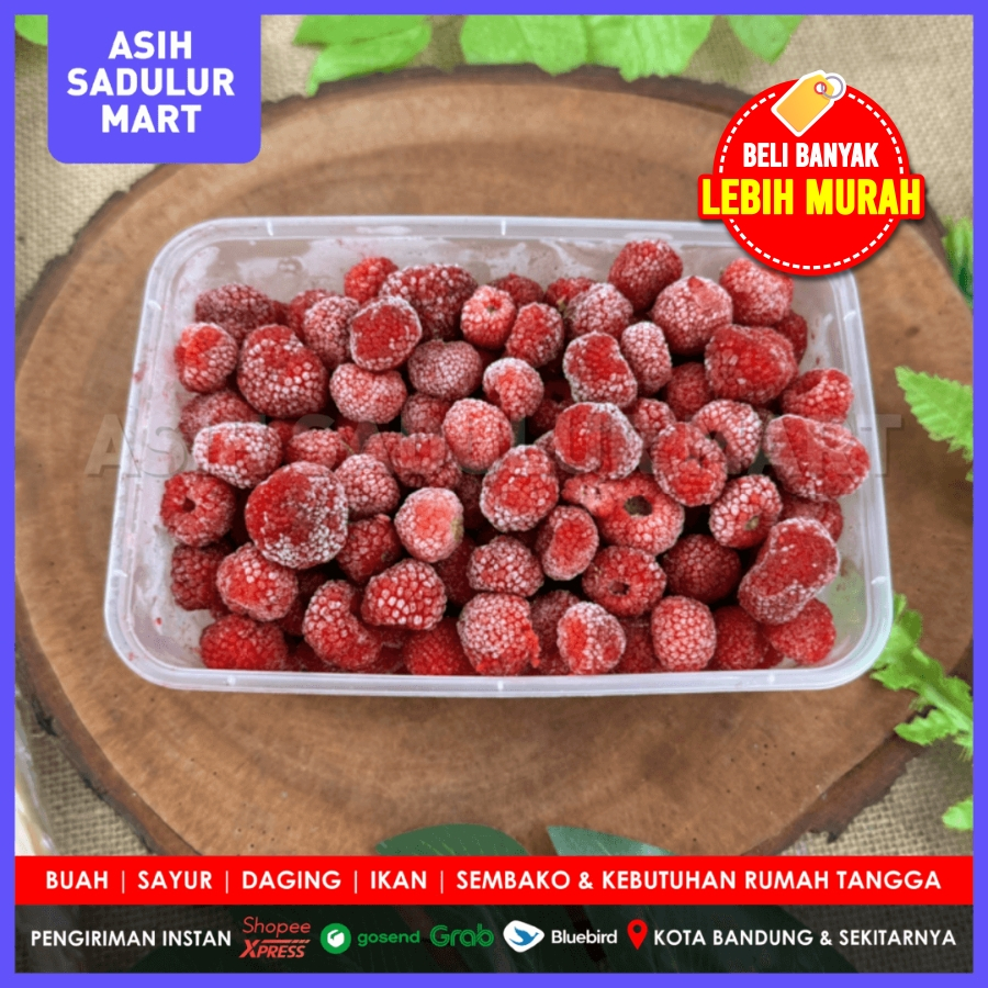 Jual Raspberry Frozen 500gr / 1kg Buah Rasberi Beku Kota Bandung | Asih ...